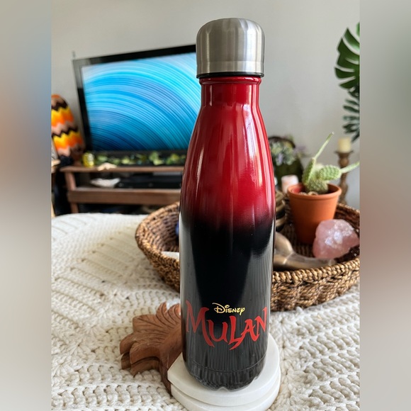 Disney | Other | Disney Mulan Metal Water Bottle | Poshmark